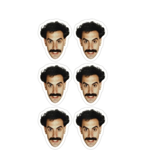 Design | Borat Laminated Vinyl Stickers 131 | Poshmark